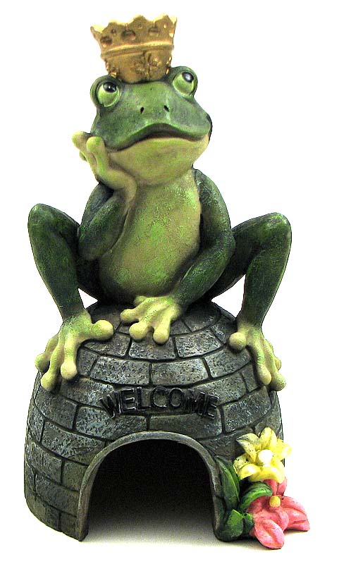 Resin Frog House Wholesale Drop Ship